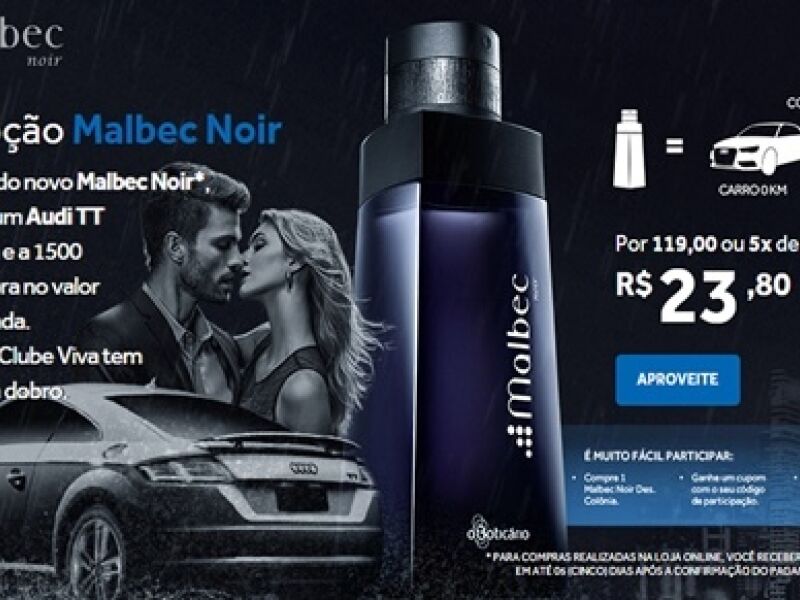 O Boticário convida para lançamento do 'Malbec Noir' nesta quarta-feira ...