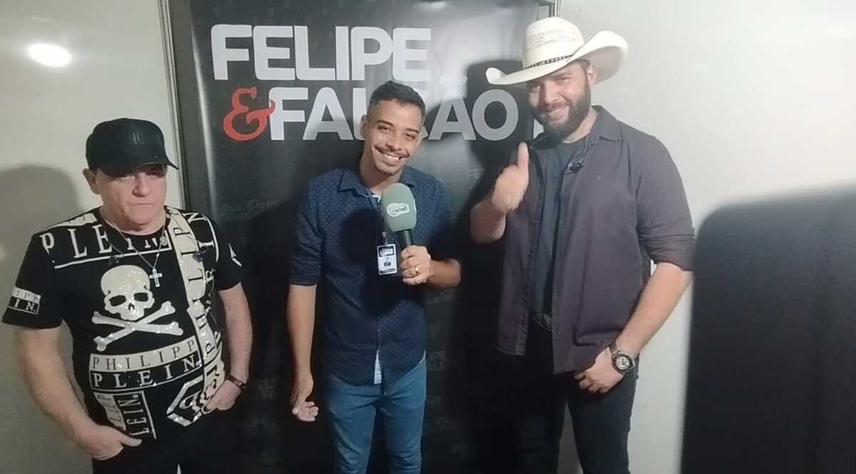 Veja na íntegra a entrevista com a dupla Felipe e Falcão na Feira livre ...