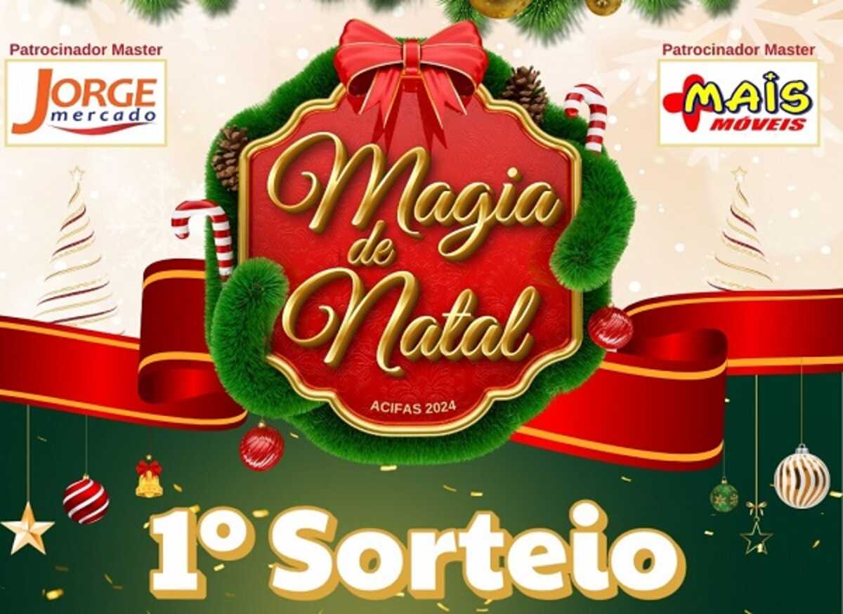 ACIFAS faz o 1º sorteio de 10 vales compra de R$ 500 reais de Natal ...