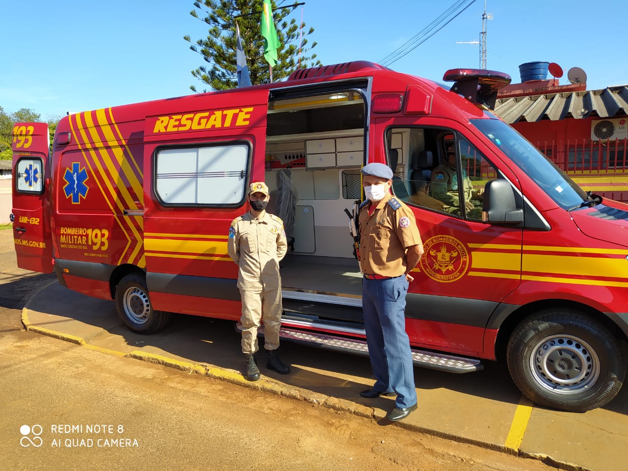 Bombeiros comemoram chegada de nova Unidade de Resgate em Fátima do Sul ...