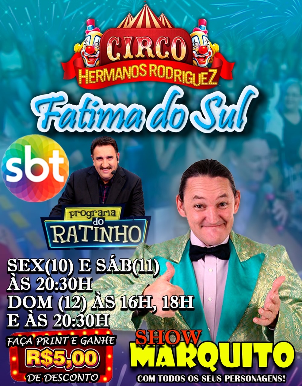 Marquito do programa do Ratinho vai estar no Circo Hermanos Rodrigues ...