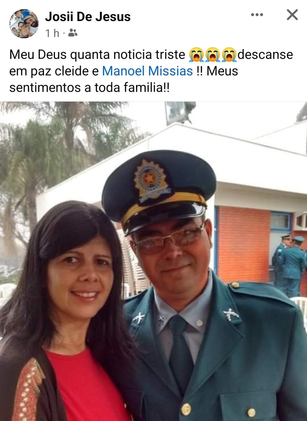 TRAGÉDIA: PM Manoel Messias e esposa professora Cleide morrem em ...